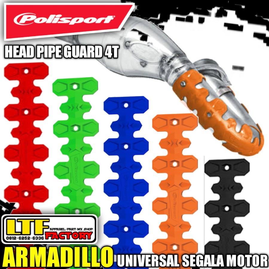 Jual POLISPORT ARMADILLO Head Pipe Guard Protector - Pelindung Leher ...