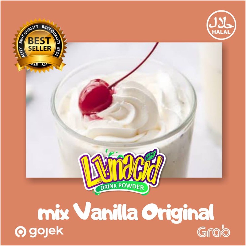 Jual Bubuk Minuman Rasa Vanilla Original 1 Kg/ Vanilla Original Powder ...