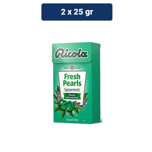 Jual Ricola Permen Fresh Pearls Spearmint 2 x 25 gr | Shopee Indonesia