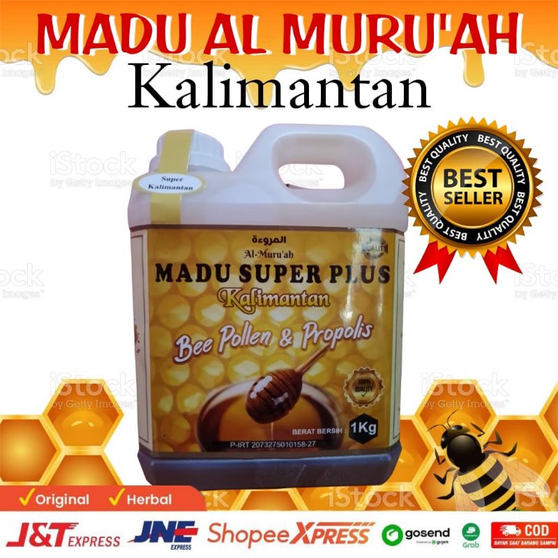 Jual BEST SELLER Madu Super Kalimantan plus Propolis dan Bee Pollen Al ...