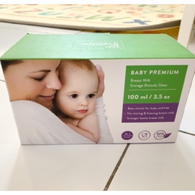 Jual Botol kaca susu Baby Premium Breast Milk | Shopee Indonesia
