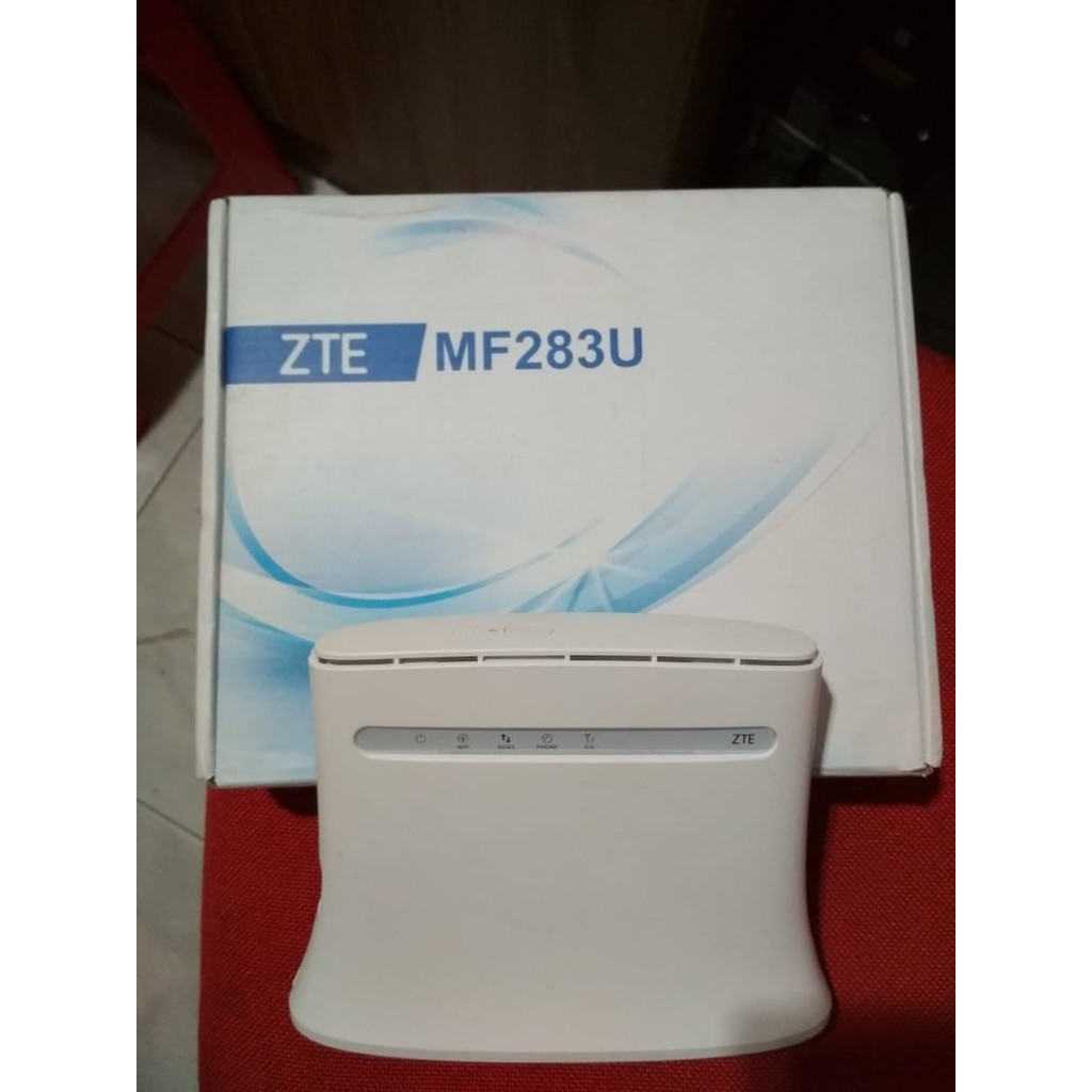 Jual Modem 4G ZTE MF283U LTE Router + 4 LAN Port ALL GSM | Shopee Indonesia