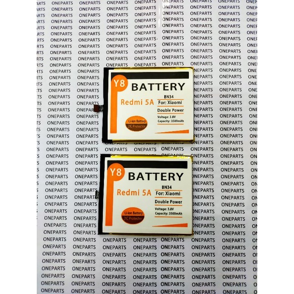 Jual BAT BATTERY BATERAI BATRE XIAOMI REDMI 5A BN34 Y8 DOUBLE POWER ...