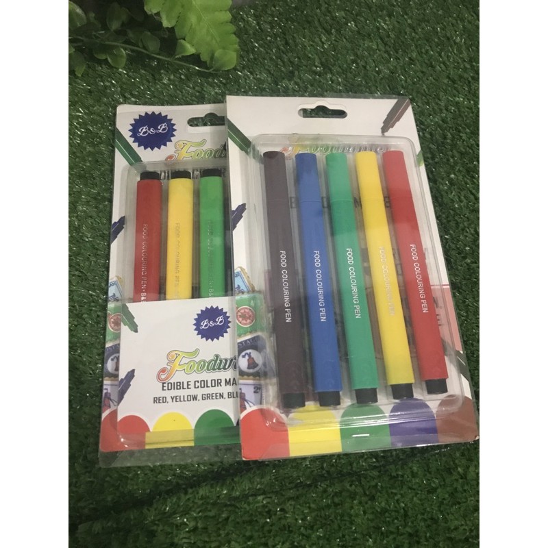 Jual Edible Collor Markers/Food Colloiring Pen/Pen Pewarna Makanan/Food ...