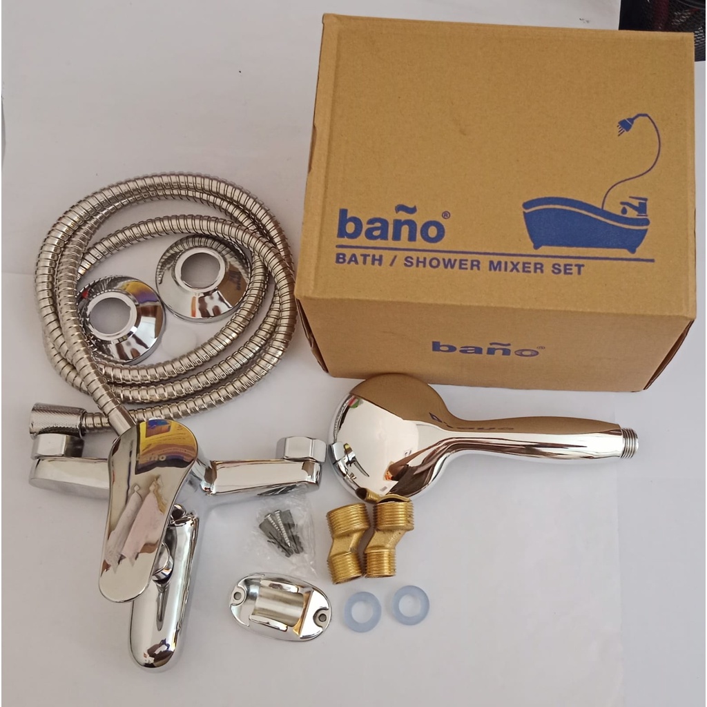 Jual Kran Bath Tube Panas Dingin Chrome Bano BBSM - 113 | Shopee Indonesia