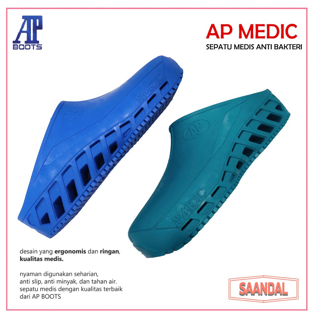 Jual AP Medic Series Safety Boots Medis APD (BISA SATUAN) | Shopee ...
