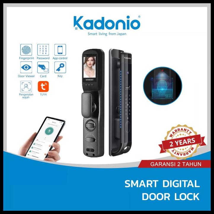 Jual Kadonio Kunci Smart Lock Otomatis App Dengan Face Id Membuka Kunci ...