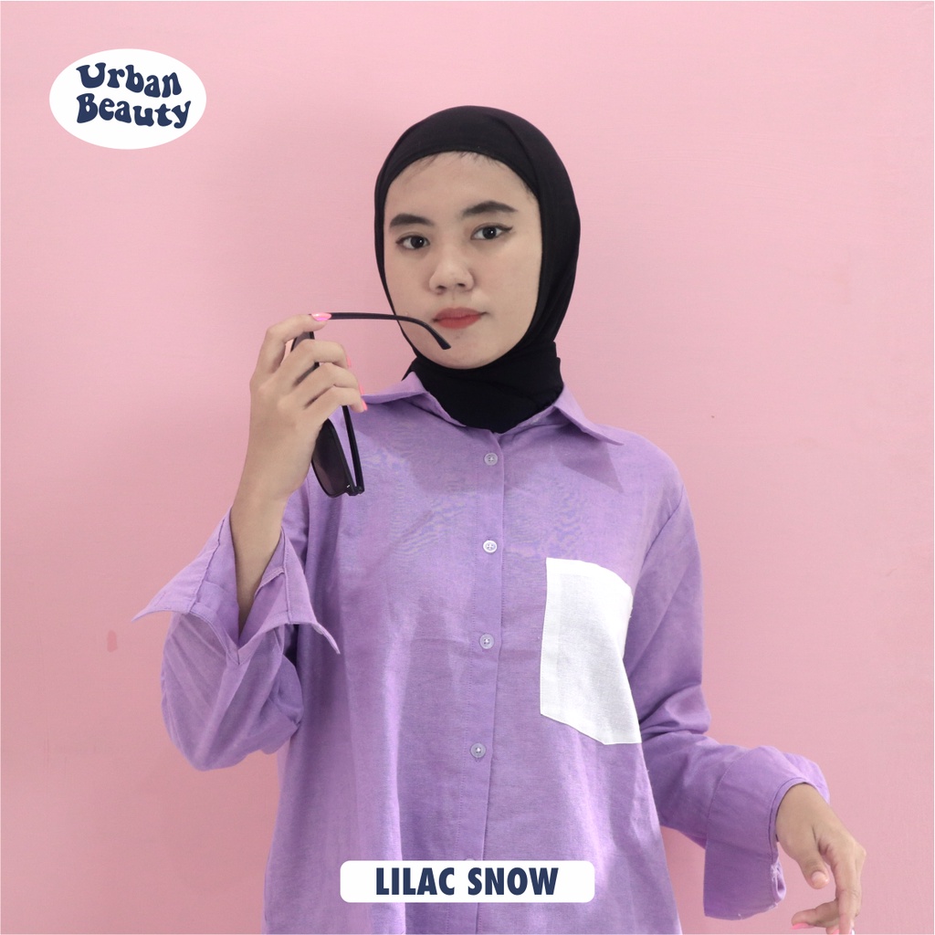 Jual Kemeja Linen Urbanbeauty.co atasan wanita remaja fuschia fanta ...