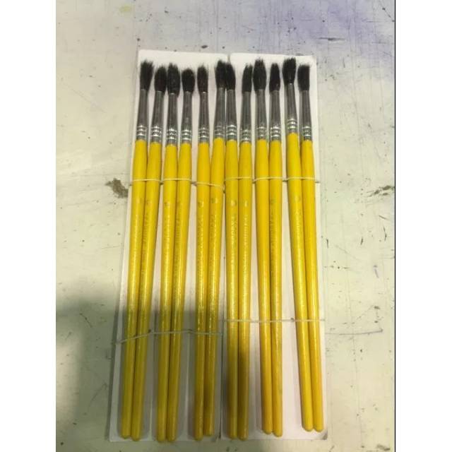 Jual 1/2 lusin kuas cat air pagoda no 10 / kuas pagoda | Shopee Indonesia
