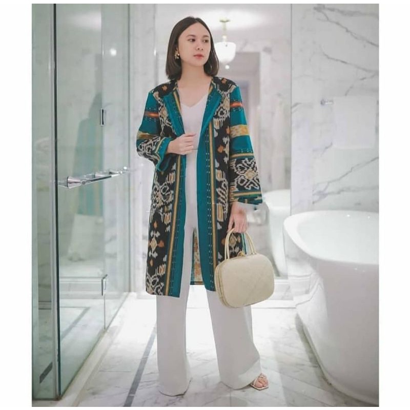 Jual cardigan tenun blanket premium, cardigan tenun, baju tenun ...