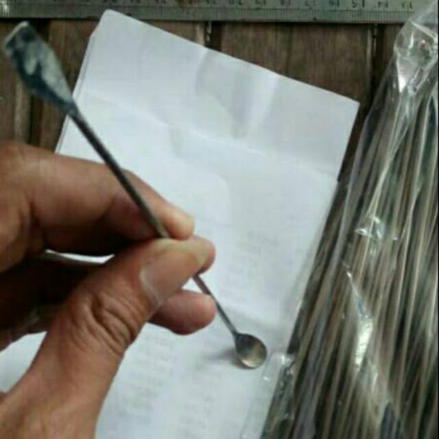 Jual spatel logam lab spatula lab | Shopee Indonesia