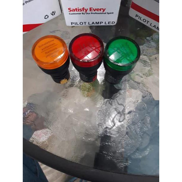 Jual Pilot Lamp Fort 22mm AD22-22DS Merah/Kuning/Hijau | Shopee Indonesia