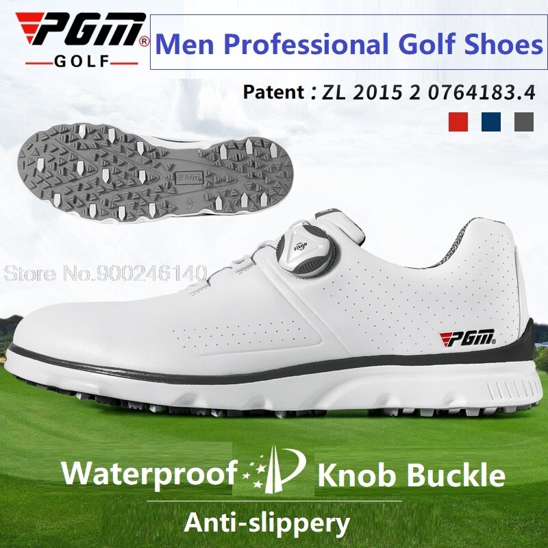 Jual PREORDER Pgm Sepatu Golf Profesional Pria Sneakers Golf Tahan Air ...
