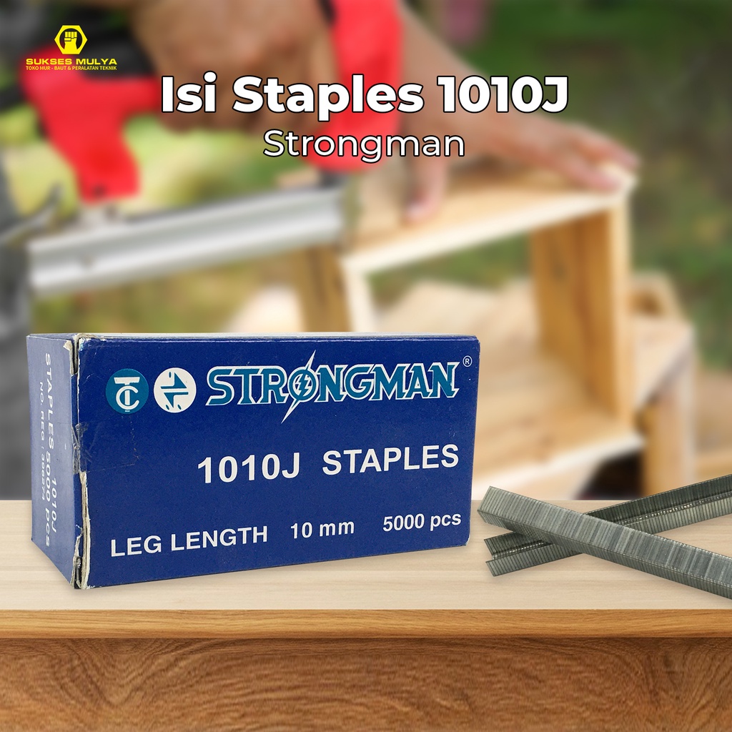 Jual Isi Staples / Paku Tembak 1010J STRONGMAN Refil Stapler | Shopee ...