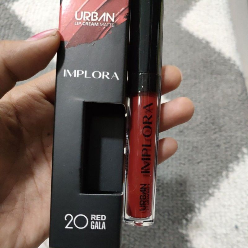 Jual NEW shades Implora Urban Lip Cream Matte | Shopee Indonesia