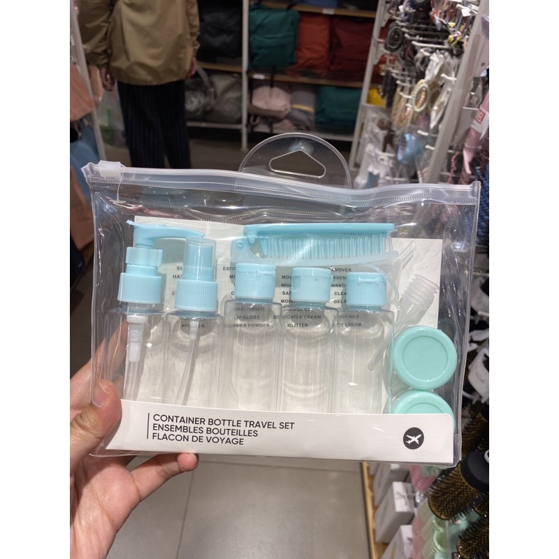 Jual MINISO CONTAINER BOTTLE TRAVEL SET (BOTOL TRAVEL KOSMETIK ...