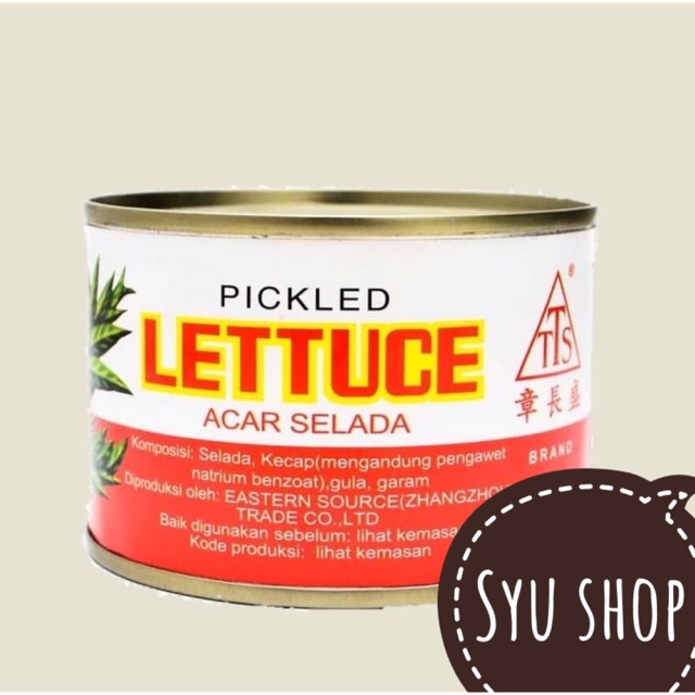 Jual Caisim kaleng lettuce pickled acar sawi 182 gr | Shopee Indonesia