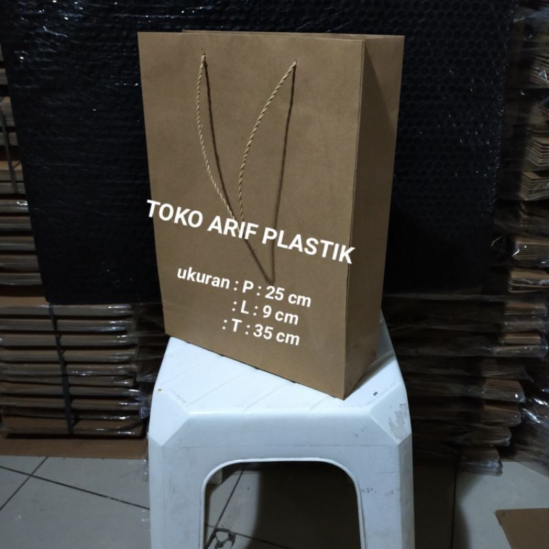 Jual paperbag/kantong kertas(polio) | Shopee Indonesia