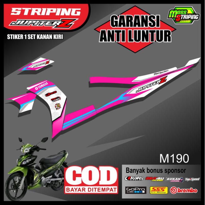 Jual Striping Jupiter Robot / Jupiter Z Robot - Stiker semi decal ...