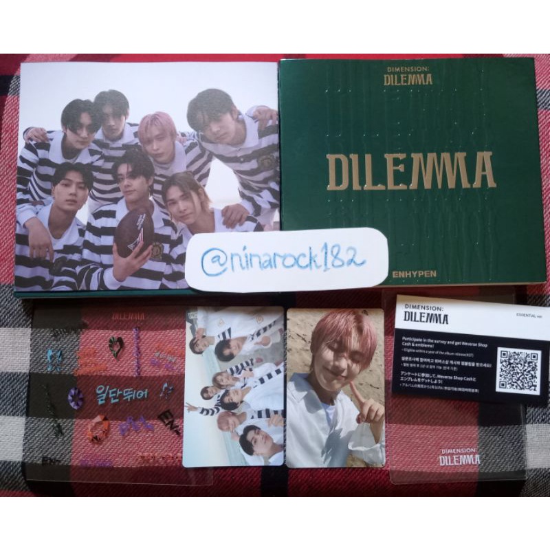 Jual Album Enhypen Dimension: Dilemma Essential Unsealed Fullset ... Jual Album Enhypen Dimension: Dilemma Essential Unsealed Fullset ...