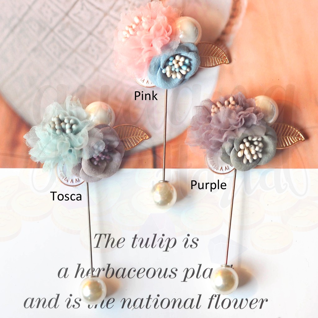 Jual Bros Jilbab Flower Bunga Pin Kebaya Hijab Peniti Tusuk Pesta Unik ...