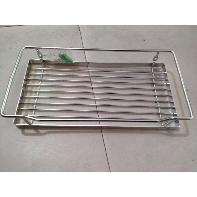 Jual RAK SABUN SAMPO KERANJANG KOTAK STAINLESS STEEL A064/ RAK WC ...