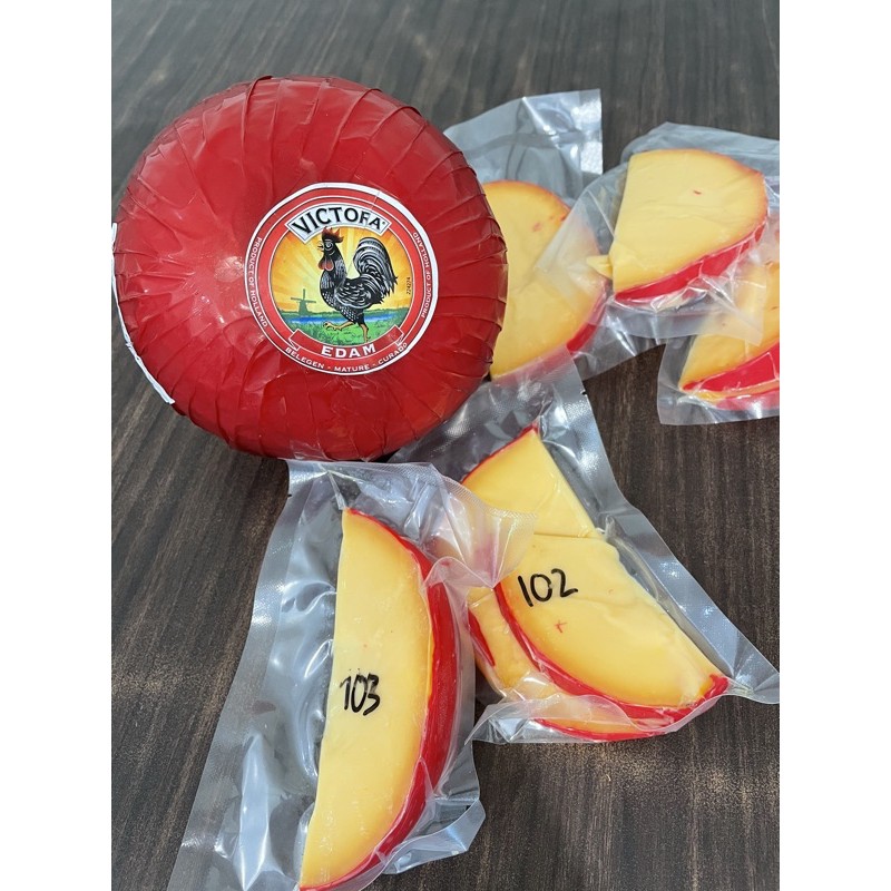 Jual Keju Edam Cheese De Jong’s / Victoria / Ayam hitam 100 gr / 250 ...