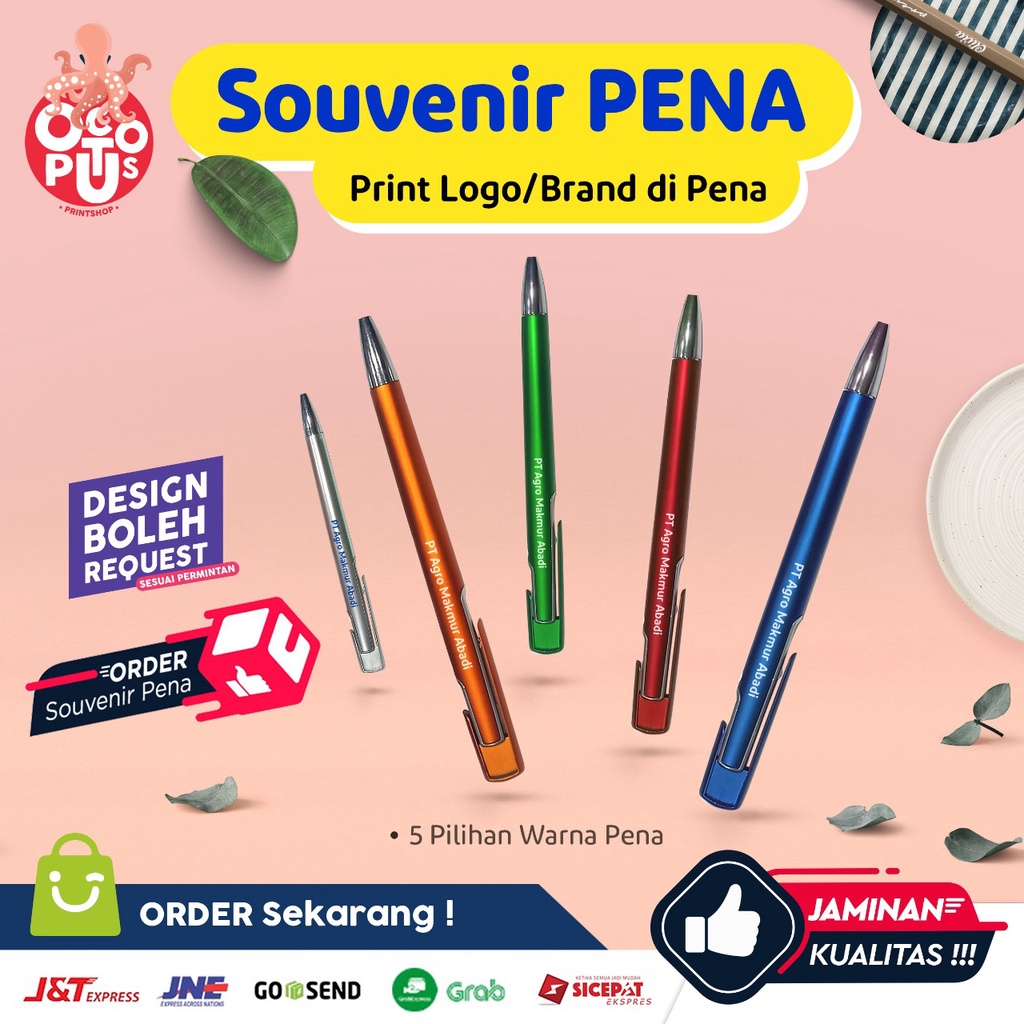 Jual Pena Souvenir Custom / Pulpen souvenir/ Pulpen Promosi / Pulpen ...