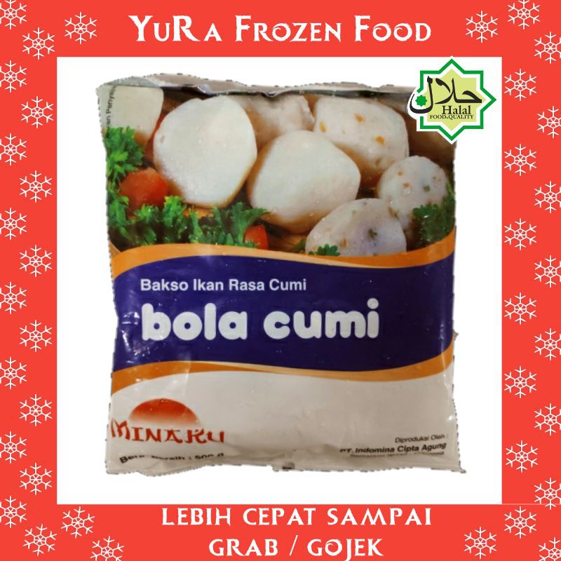 Jual Bakso Bola Cumi MINAKU Baso Ikan 500 gr | Shopee Indonesia