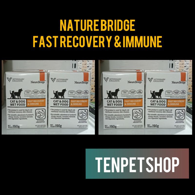 Jual Nature Bridge Fast Recovery & Immune Cat And Dog | Shopee Indonesia