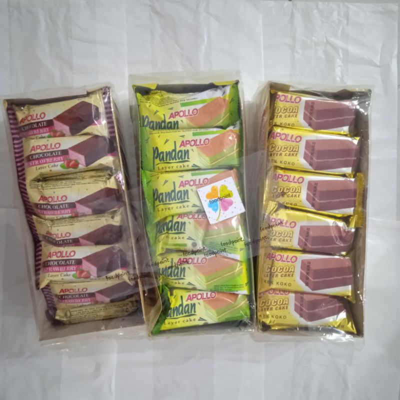 Jual Apollo Cake Apollo Layer Cake 24pcs | Shopee Indonesia