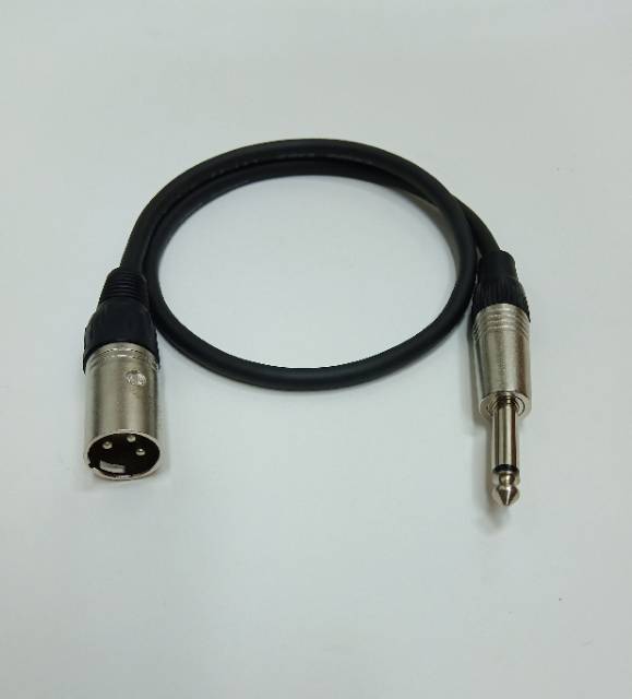 Jual Kabel audio canare 1.5mtr jack akai 6.5mm male to canon xlr male ...