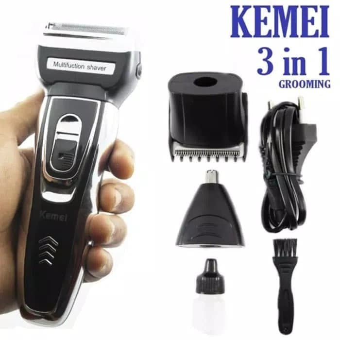 Jual Mesin Cukur Rambut Kemei KM-5558 Alat Cukur Kumis Jenggot Bulu Hidung | Shopee Indonesia