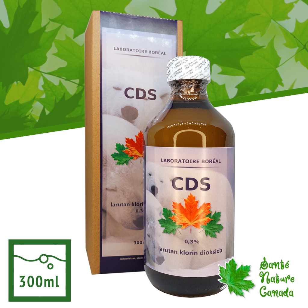 Jual CDS Chlorine Dioxide Solution 0.3% - 3000 ppm - 300 ml | Shopee ...