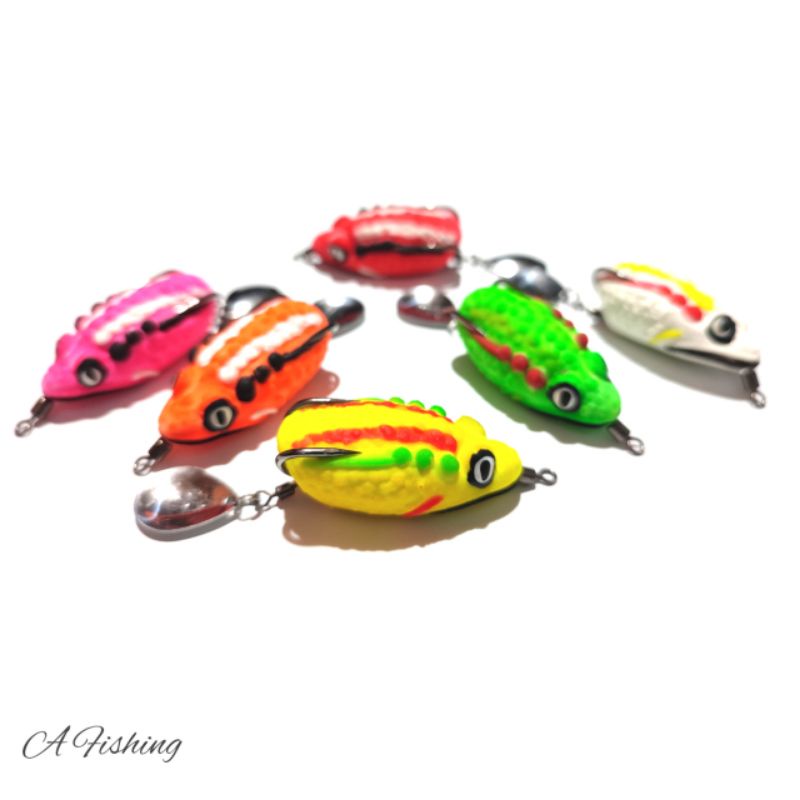 Jual SOFT FROG 3D GALAXY LURE 4CM I UMPAN CASTING IKAN GABUS DAN TOMAN I SNAKEHEAD | Shopee ...