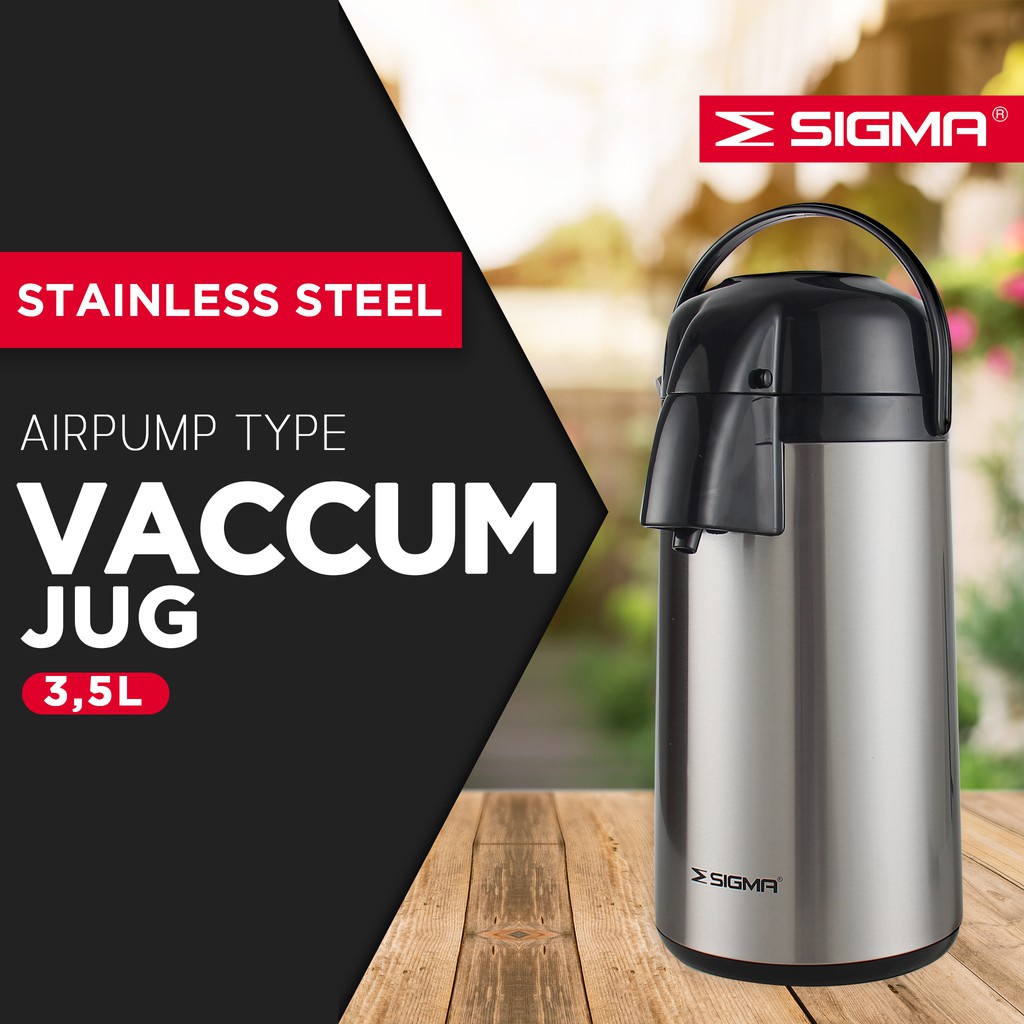 Jual SIGMA Vacuum Jug/Termos Air Panas 3,5L - 1pcs | Shopee Indonesia
