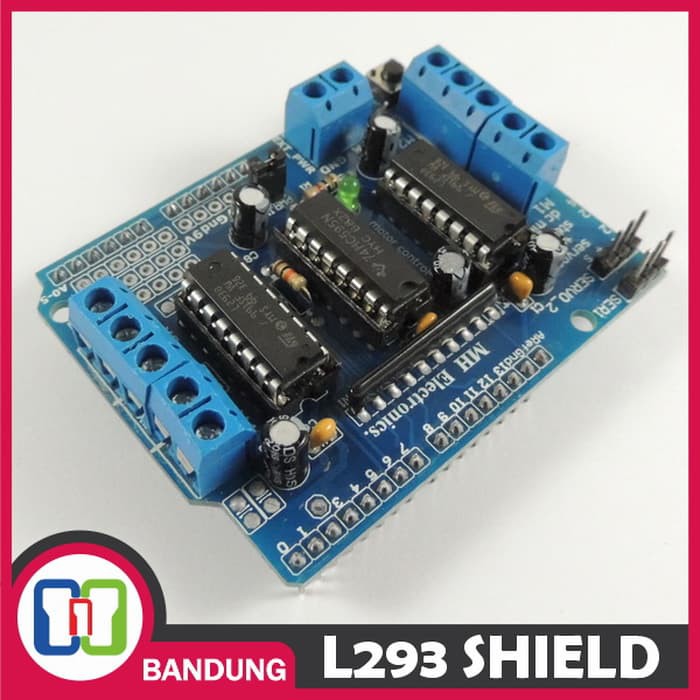Jual L293 L293D MOTOR DRIVER SHIELD FOR ARDUINO MEGA UNO NANO | Shopee ...