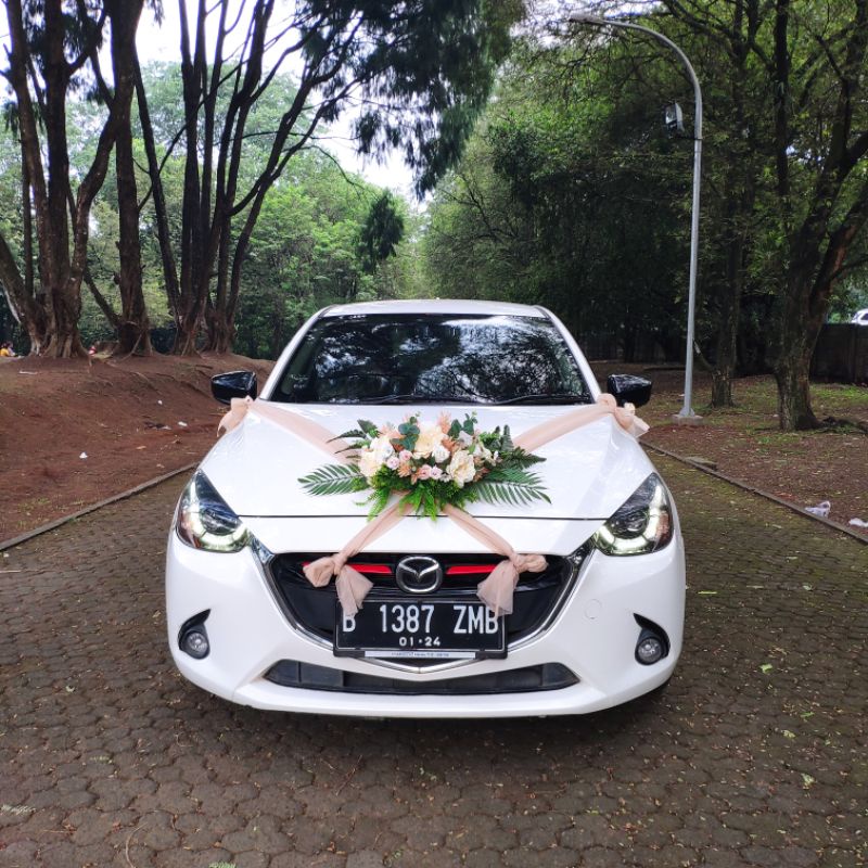 Jual Bunga mobil pengantin murah premium pernikahan wedding car ...