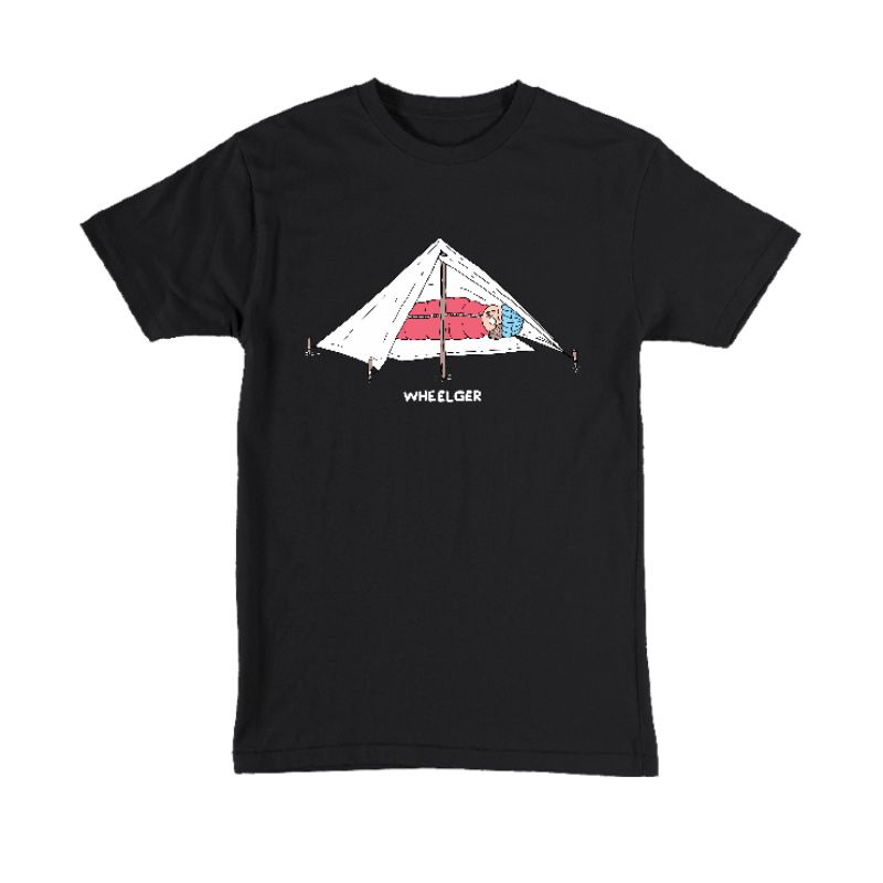 Jual Wheelger Snore Tshirt - Black (KAOS GUNUNG) | Shopee Indonesia