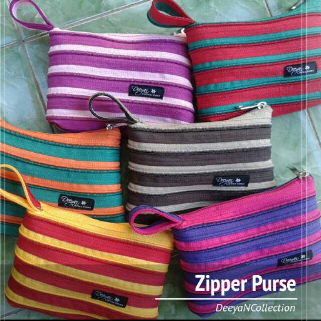 Jual Dompet unik / dompet resleting / zipper purse | Shopee Indonesia