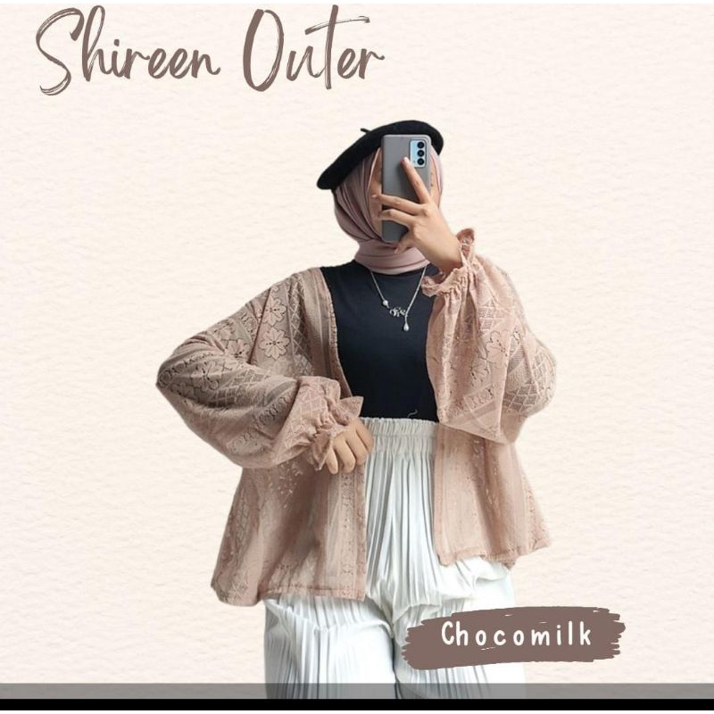 Jual COD OUTER BURKAT PREMIUM LENGAN KERUT / CARDIGAN LENGAN KERUT ...