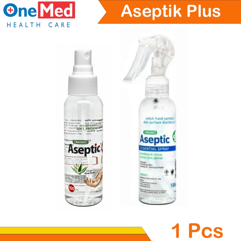 Jual Aseptic Plus Essential 100 Ml Spray OneMed | Shopee Indonesia