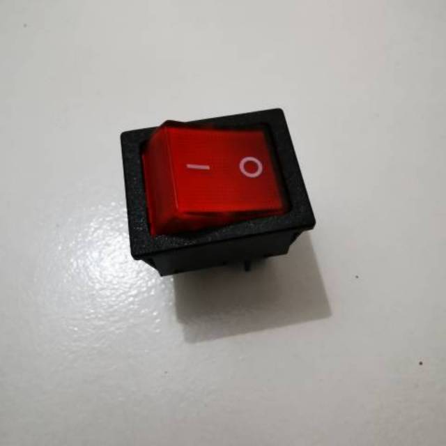 Jual Saklar merah on off 20 A switch 4 kaki | Shopee Indonesia