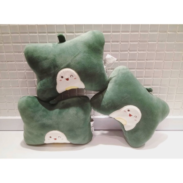 Jual MINISO ! Fruit series bone pillow AVOCADO GREEN. Car headrest ...