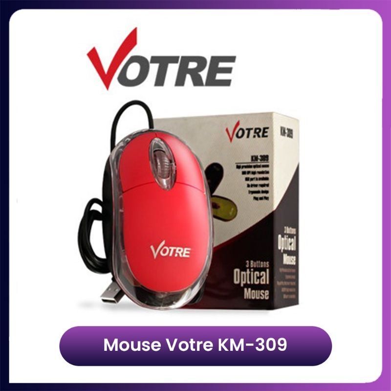 Jual Mouse USB VOTRE mouse mini optical KM 309 high quality | Shopee ...