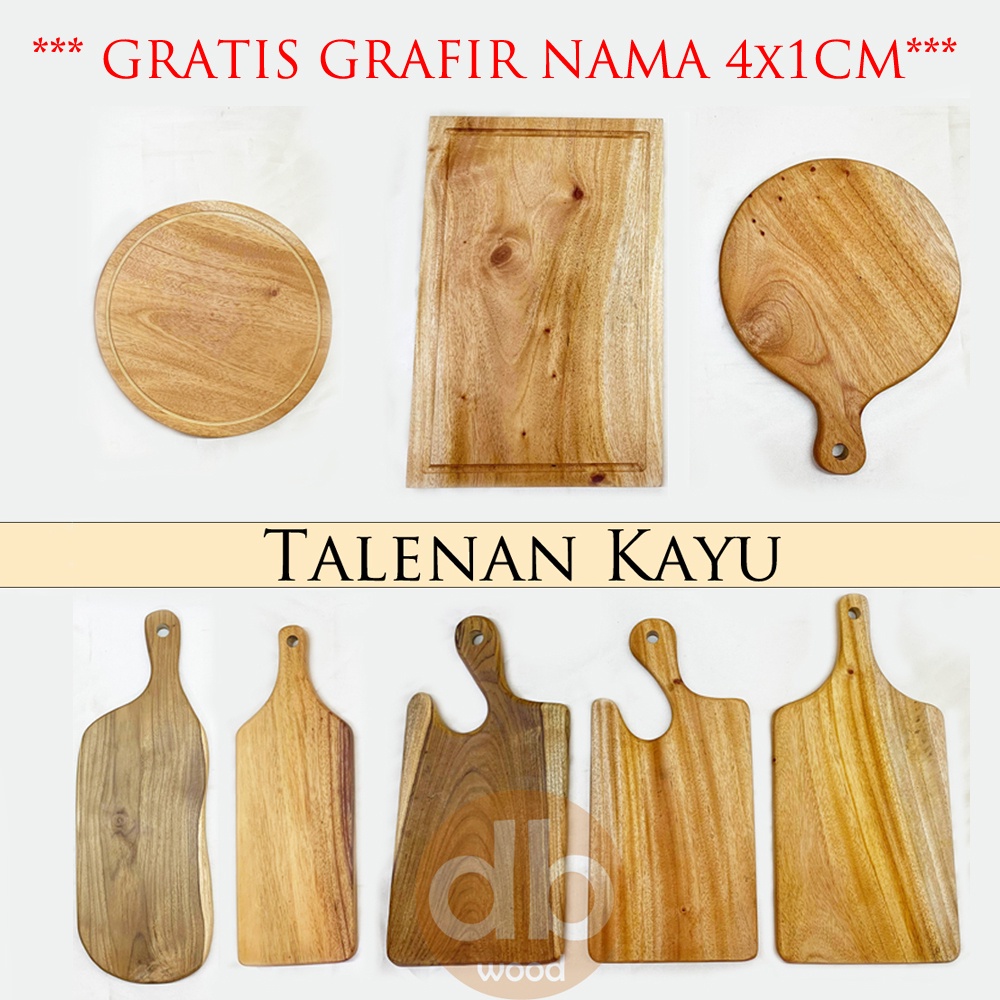 Jual GRAFIR Talenan Kayu Mahoni | CUTTING BOARD | Shopee Indonesia