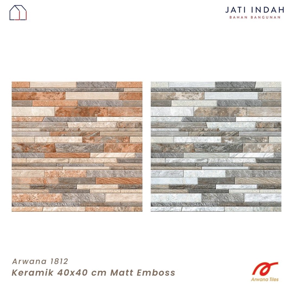 Jual Keramik Motif Batu Alam 40x40 cm Matt Emboss Arwana 1812 | Shopee ...