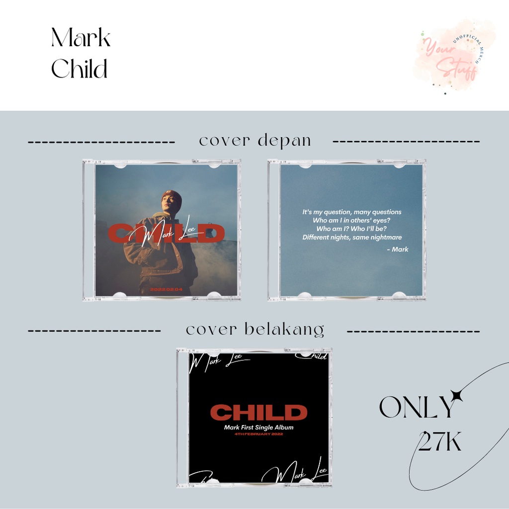 Jual UNOFFICIAL CD CASE MARK CHILD | Shopee Indonesia