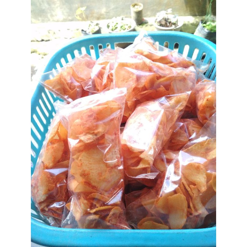 Jual KERIPIK TALAS RASA BALADO 1KG | Shopee Indonesia