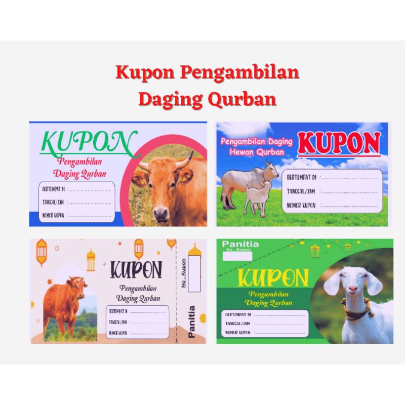 Jual KUPON PENGAMBILAN DAGING KURBAN IDUL ADHA | Shopee Indonesia